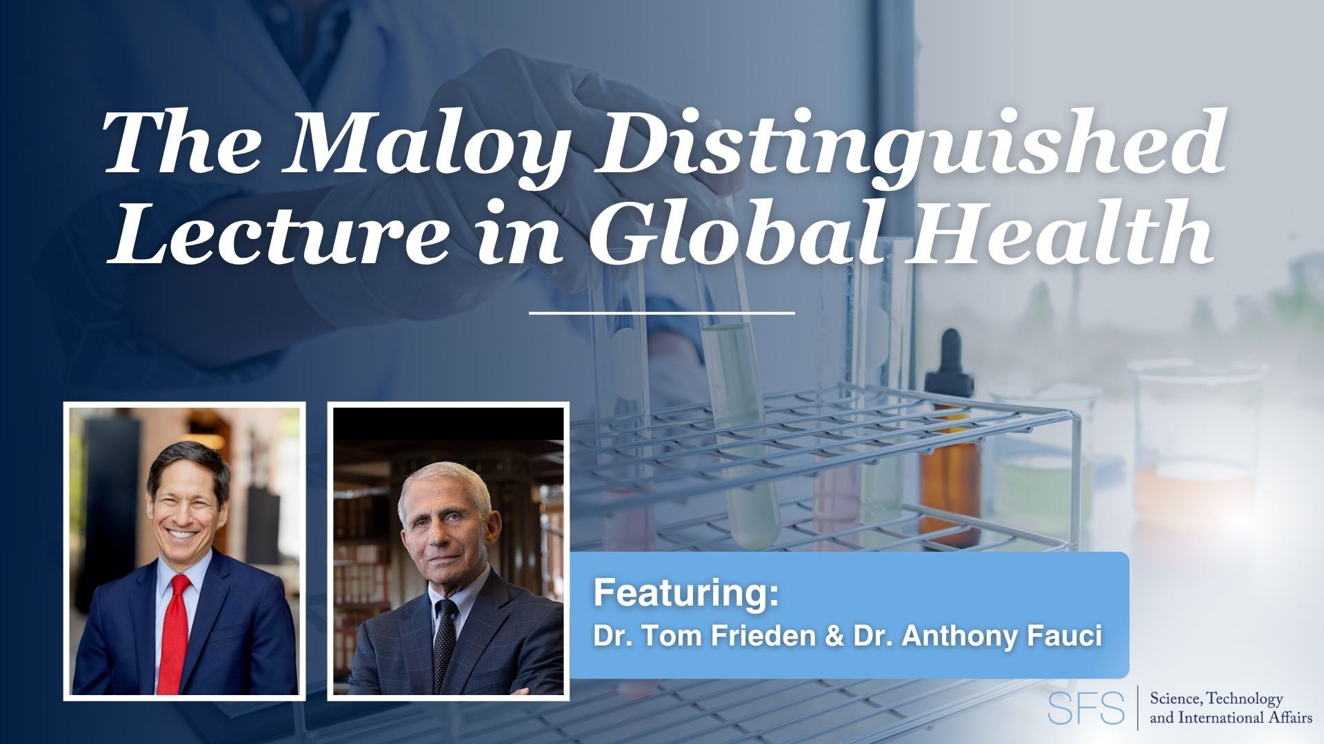 The Maloy Distinguished Lecture in Global Health Brings Together Public ...